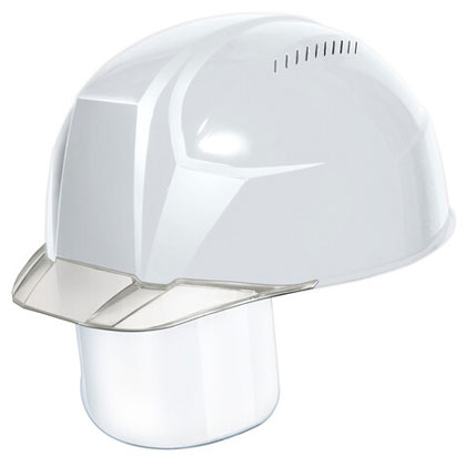 ディックプラスチック AA23-CSV 軽神 シールド付きヘルメット（ライナー付） 6500円｜作業服ならプロコレ！